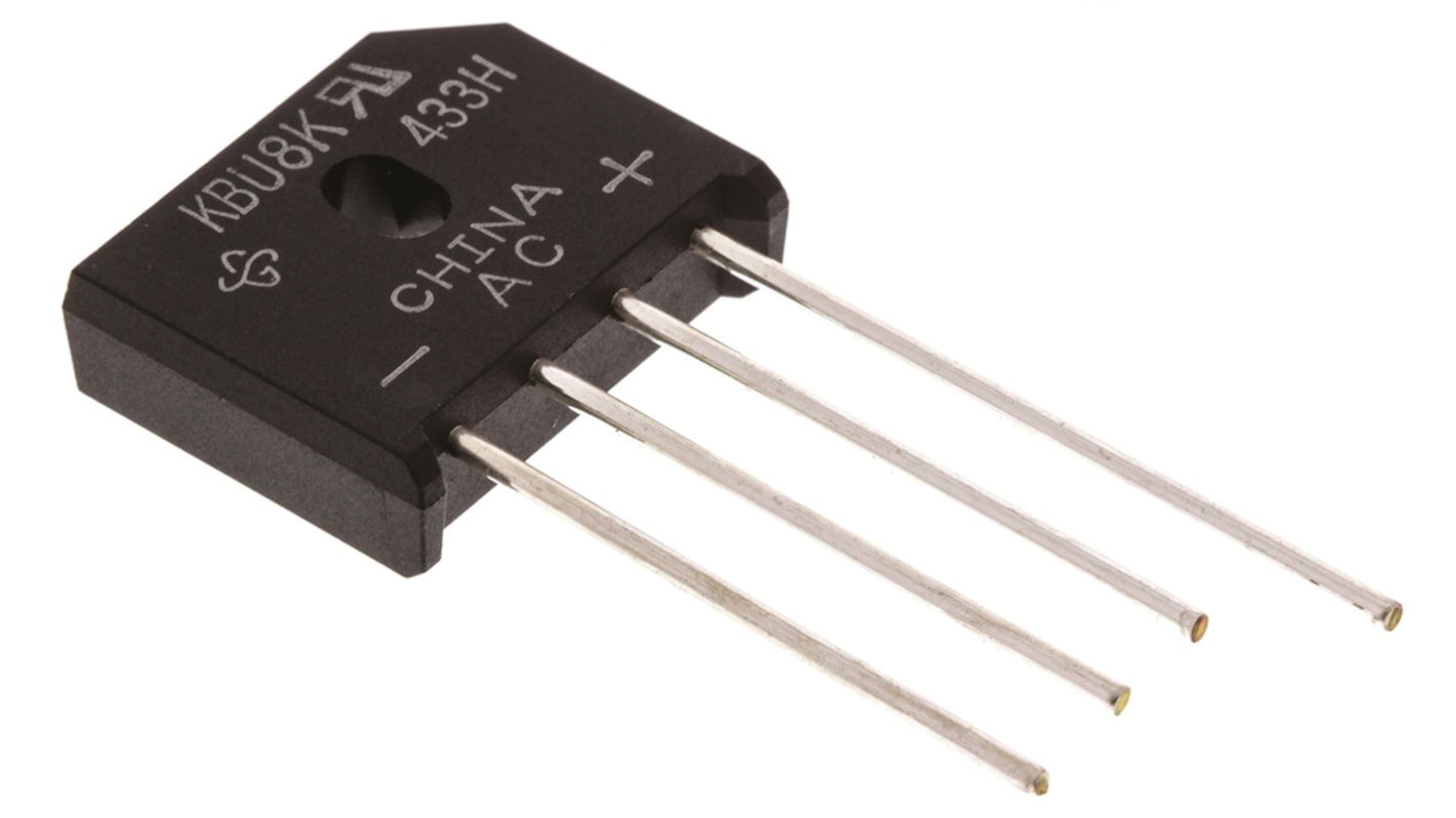 KBU8K-E4/51 | Vishay Bridge Rectifier, 8A, 800V, 4-Pin | RS