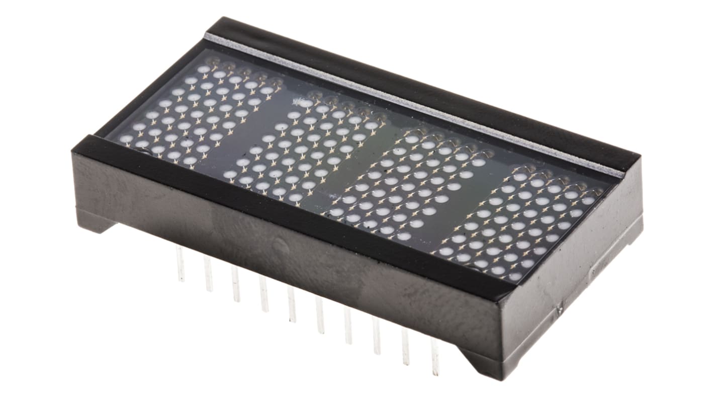 PD4435 Osram Opto 4 Digit Dot Matrix LED Display, 7 x 5 Dot Matrix Red ...