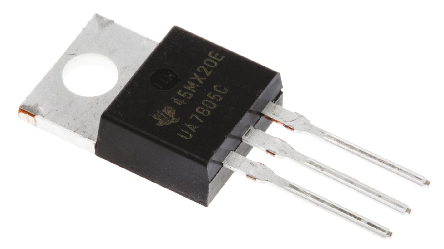 Texas Instruments UA7805CKCS, 1 Linear Voltage, Voltage Regulator 1.5A, 5 V 3-Pin, TO-220 | RS