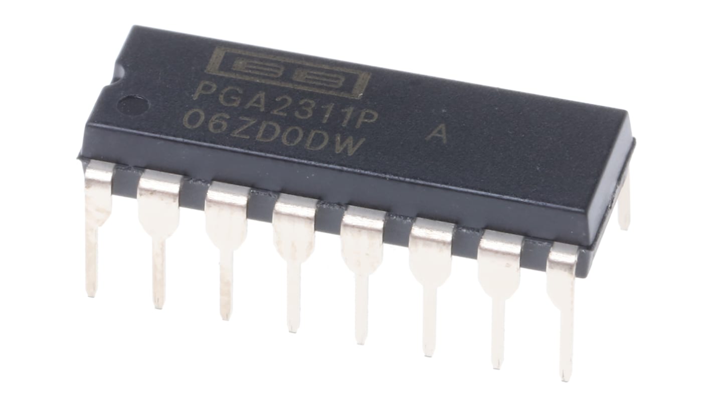 PGA2311PA Texas Instruments, Audio Volume Control 16-Pin PDIP | RS