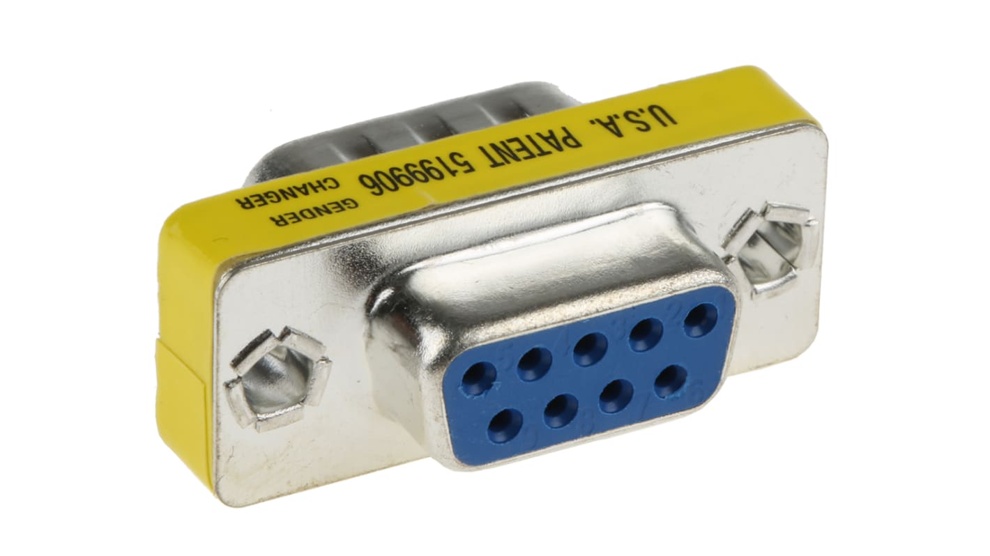 EHDB9MF | Switchcraft D Sub Adapter Male 9 Way D-Sub to Female 9 Way D ...