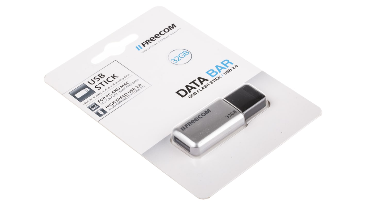 Freecom USBフラッシュドライブ 32 GB, USB 2.0, 56145 | RS