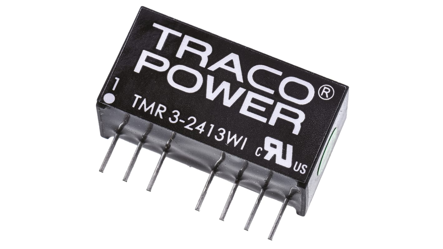 TRACOPOWER DC-DCコンバータ Vout：15V dc 9 → 36 V dc, 3W, TMR 3-2413WI | RS