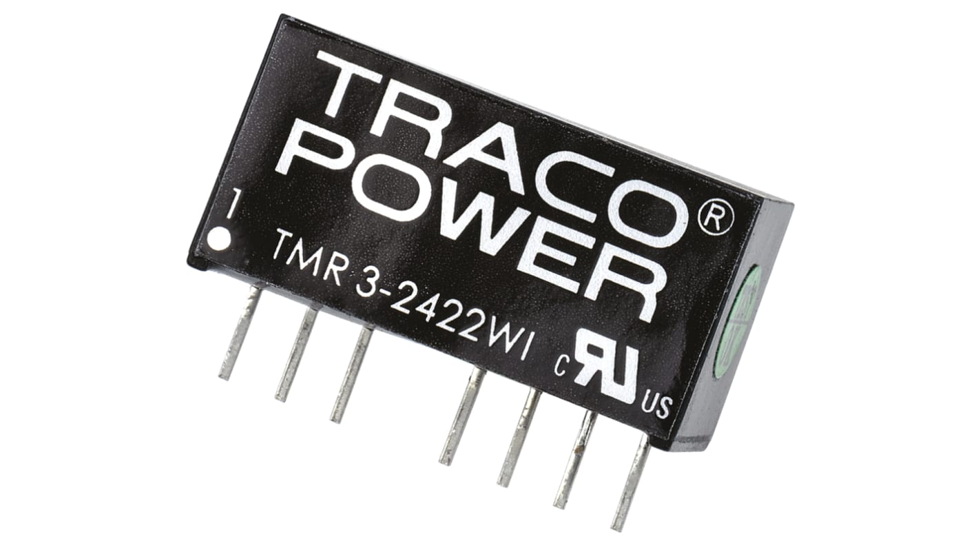 TMR 3-2422WI | TRACOPOWER TMR 3WI DC-DC Converter, ±12V dc/ ±125mA Output, 9 → 36 V dc Input, 3W ...