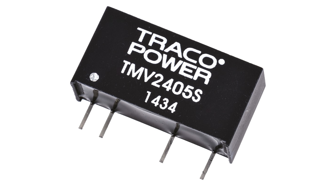 TRACOPOWER DC-DCコンバータ Vout：5V dc 21.6 → 26.4 V dc, 1W, TMV 2405S | RS