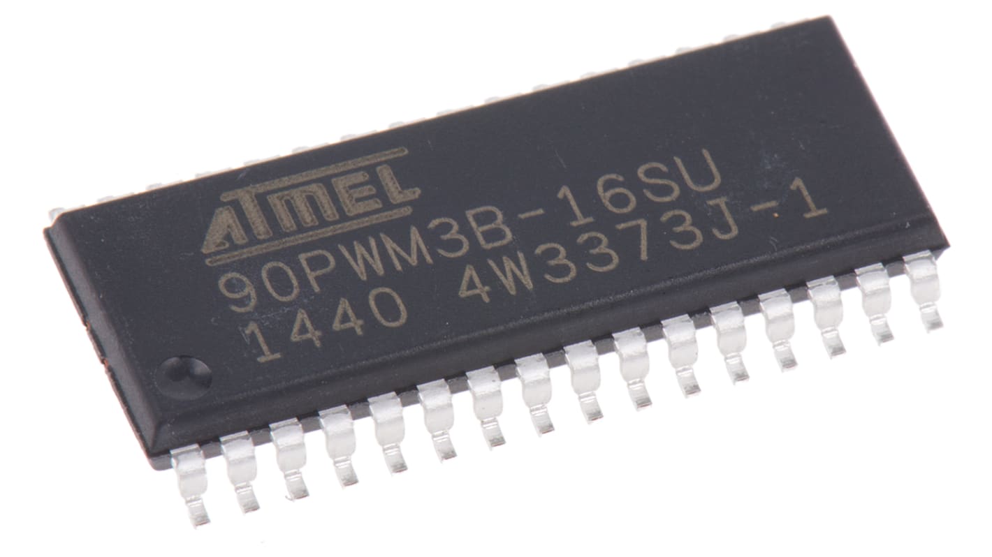 Atmel AT90PWM3B-16SU, 8bit AVR Microcontroller, AT90, 16MHz, 512 B, 8 kB Flash, 32-Pin SOIC | RS
