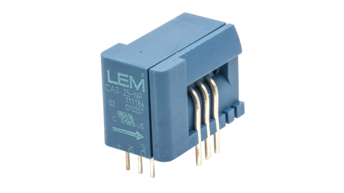 CAS 25-NP | LEM CAS Series Current Transformer, 25A Input, 25:1, 5.25 V ...