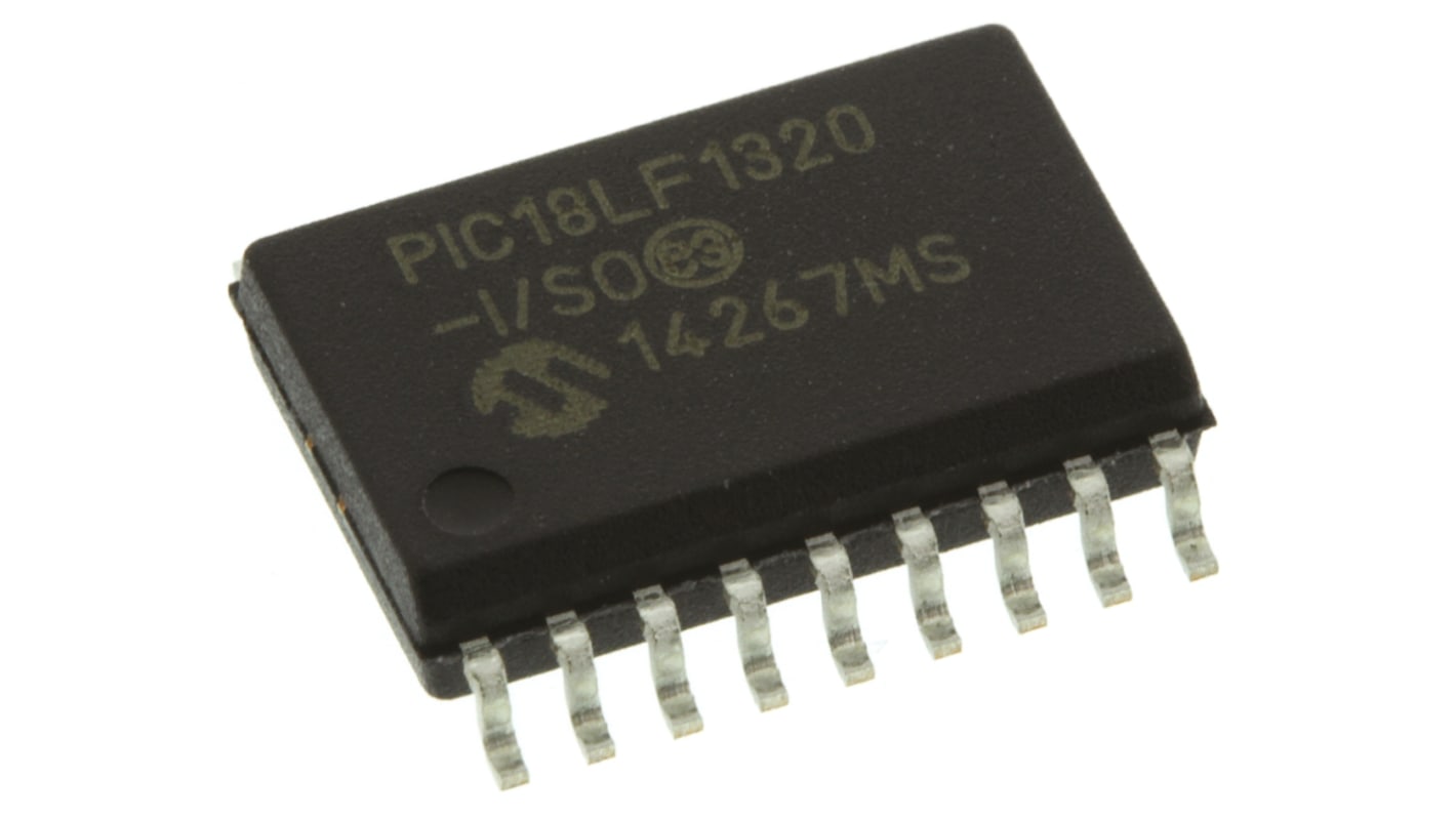 Microchip PIC18LF1320-I/SO, 8bit PIC Microcontroller, PIC18F, 40MHz, 8 ...