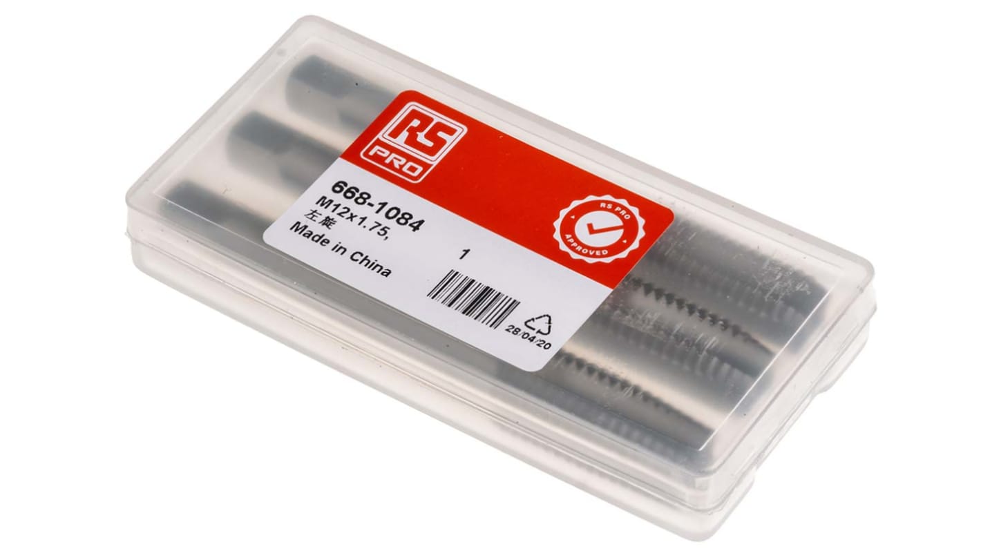RS PRO Threading Tap, M12 Thread, 1.75mm Pitch, Metric Standard | RS
