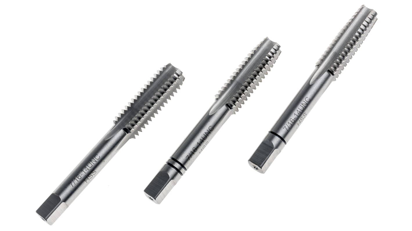 RS PRO Threading Tap, 7/16-14 Thread, UNC Standard, Hand Tap | RS