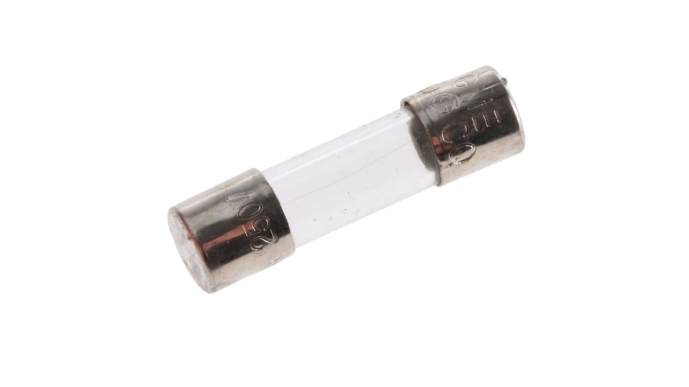 RS PRO 100mA F Glass Cartridge Fuse, 5 x 20mm | RS
