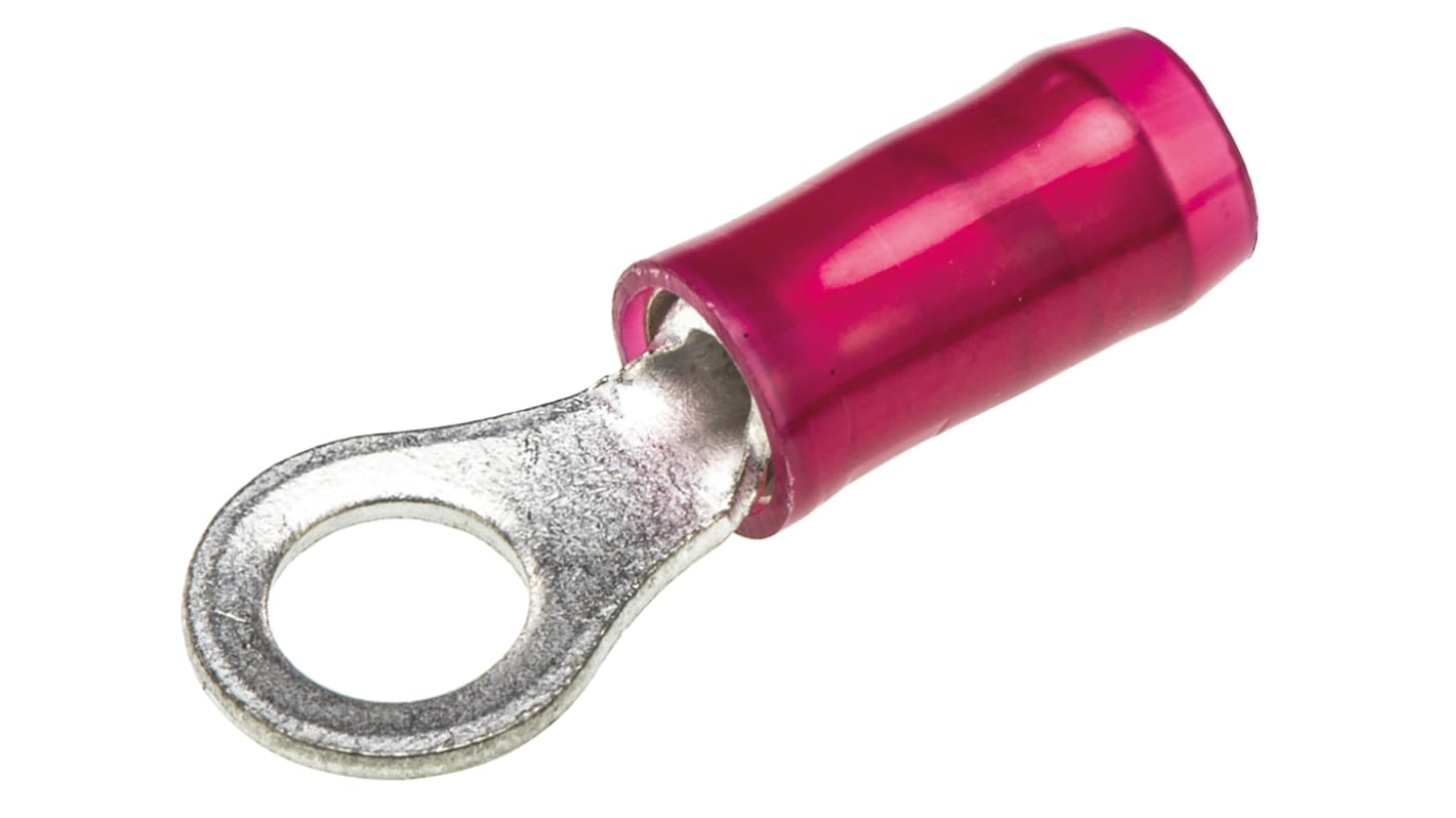 320554 | TE Connectivity, PIDG Insulated Ring Terminal, M4 Stud Size, 0 ...