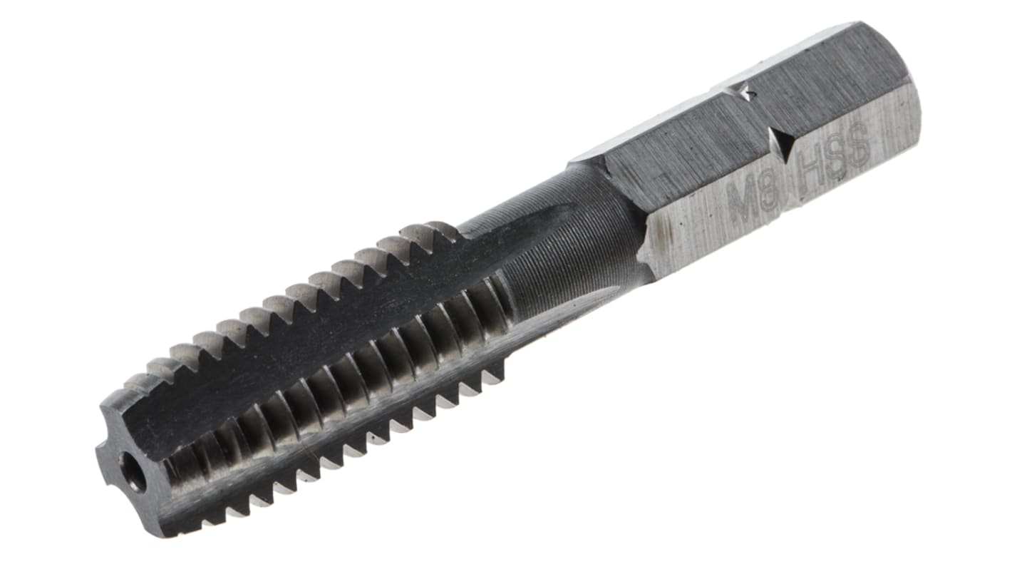 RS PRO Threading Tap, M8 Thread, 1.25mm Pitch, Metric Standard | RS