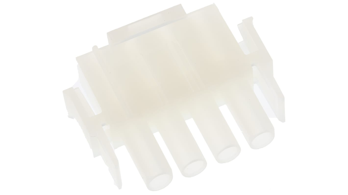 50-84-1040 | Molex, MLX Male Connector Housing, 4 Way, 1 Row | RS