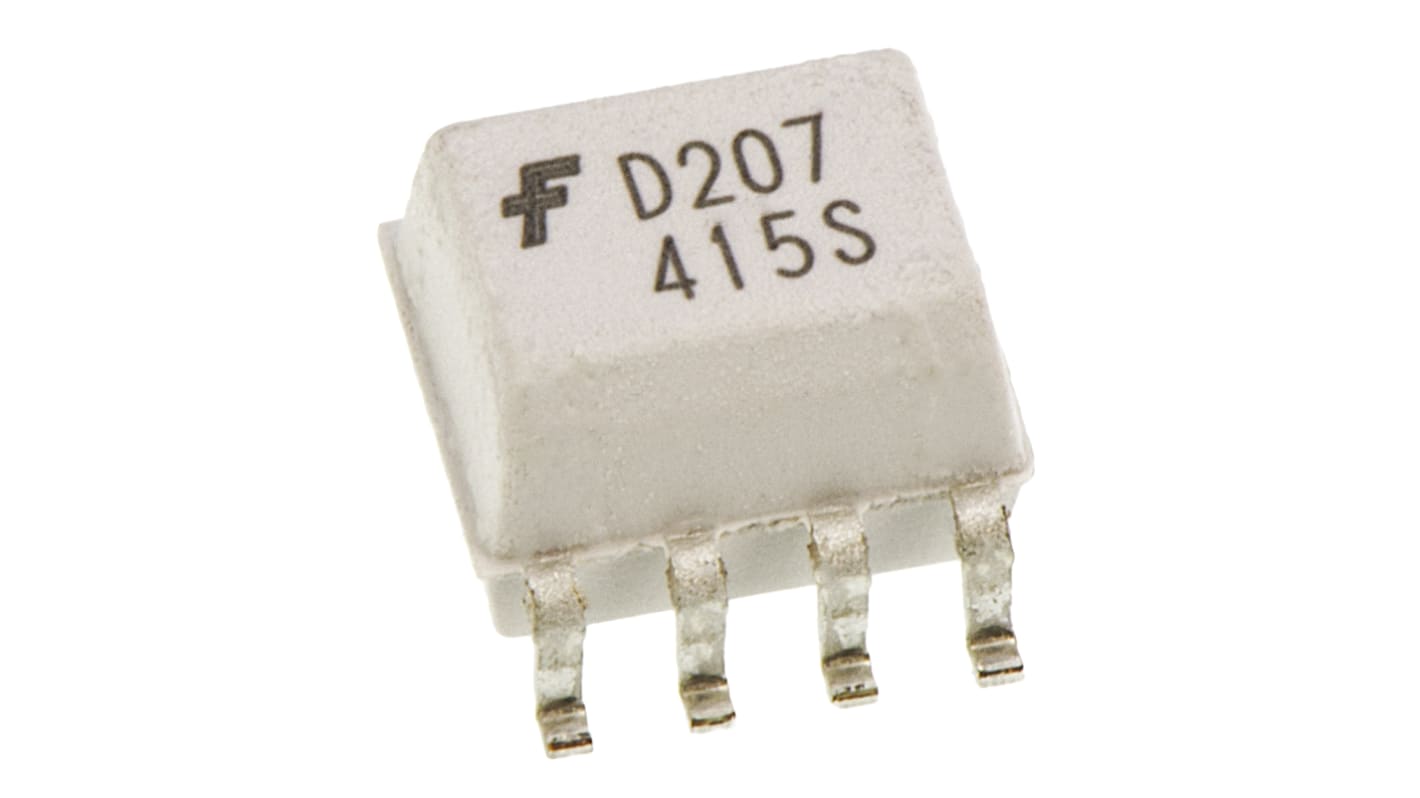 onsemi, MOCD207M DC Input Transistor Output Dual Optocoupler, Surface Mount, 8-Pin SOIC | RS