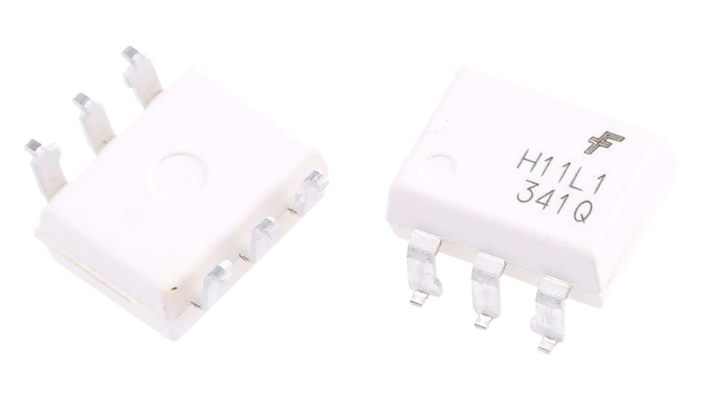 onsemi, H11L1SR2M DC Input Logic Gate Output Optocoupler, Surface Mount, 6-Pin PDIP | RS