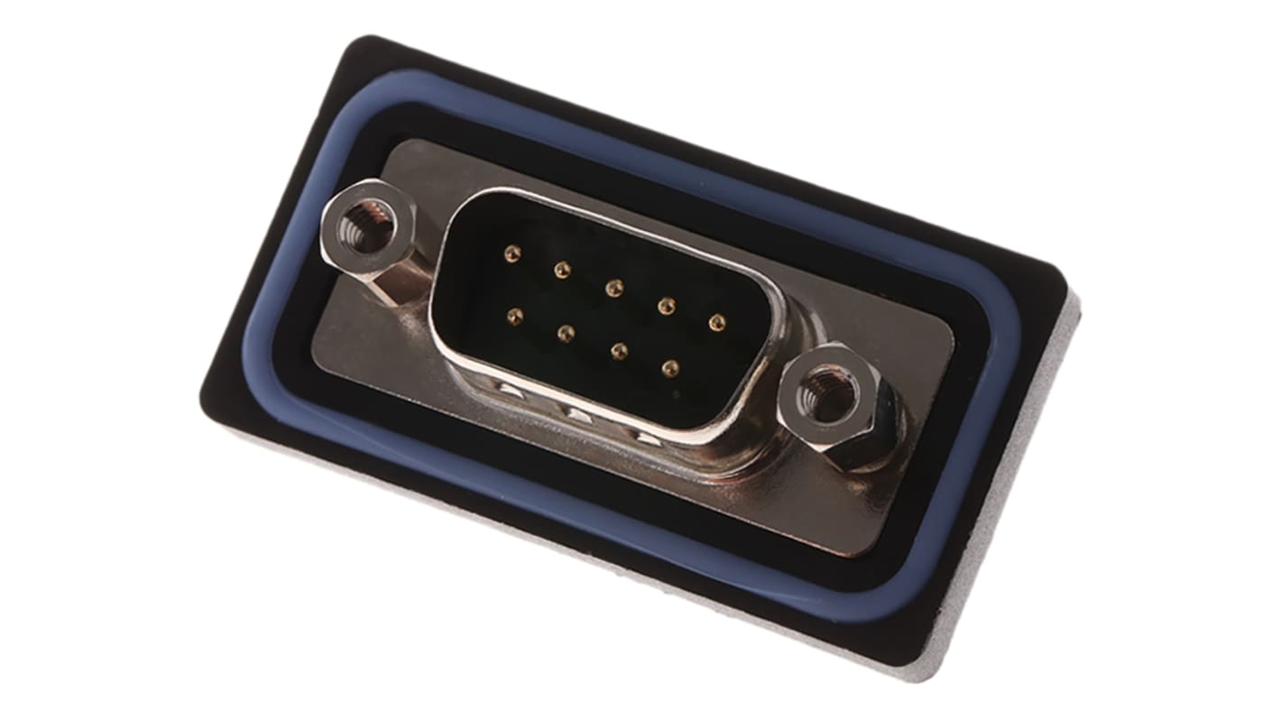 A-DS 09 LL-WP | ASSMANN WSW A-DS 9 Way Panel Mount D-sub Connector Plug ...