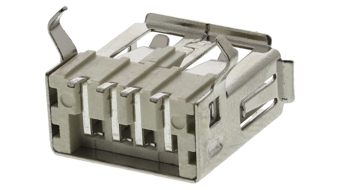 A-USB A/SMT | ASSMANN WSW Right Angle, SMT, Socket Type A 2.0 USB ...