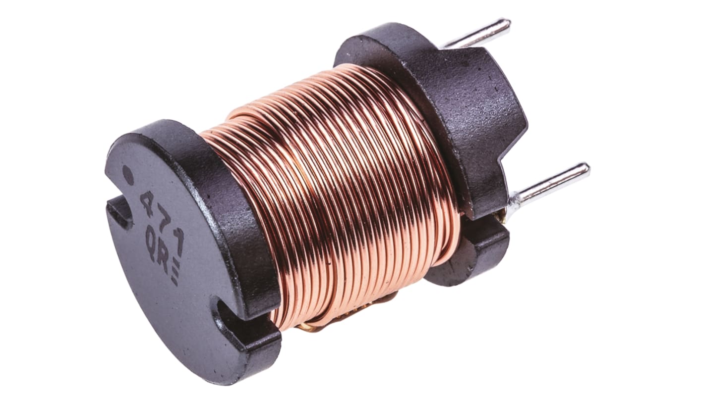 ELC12D471E | Panasonic 470 μH ±10% Ferrite Leaded Inductor, 1.25A Idc ...