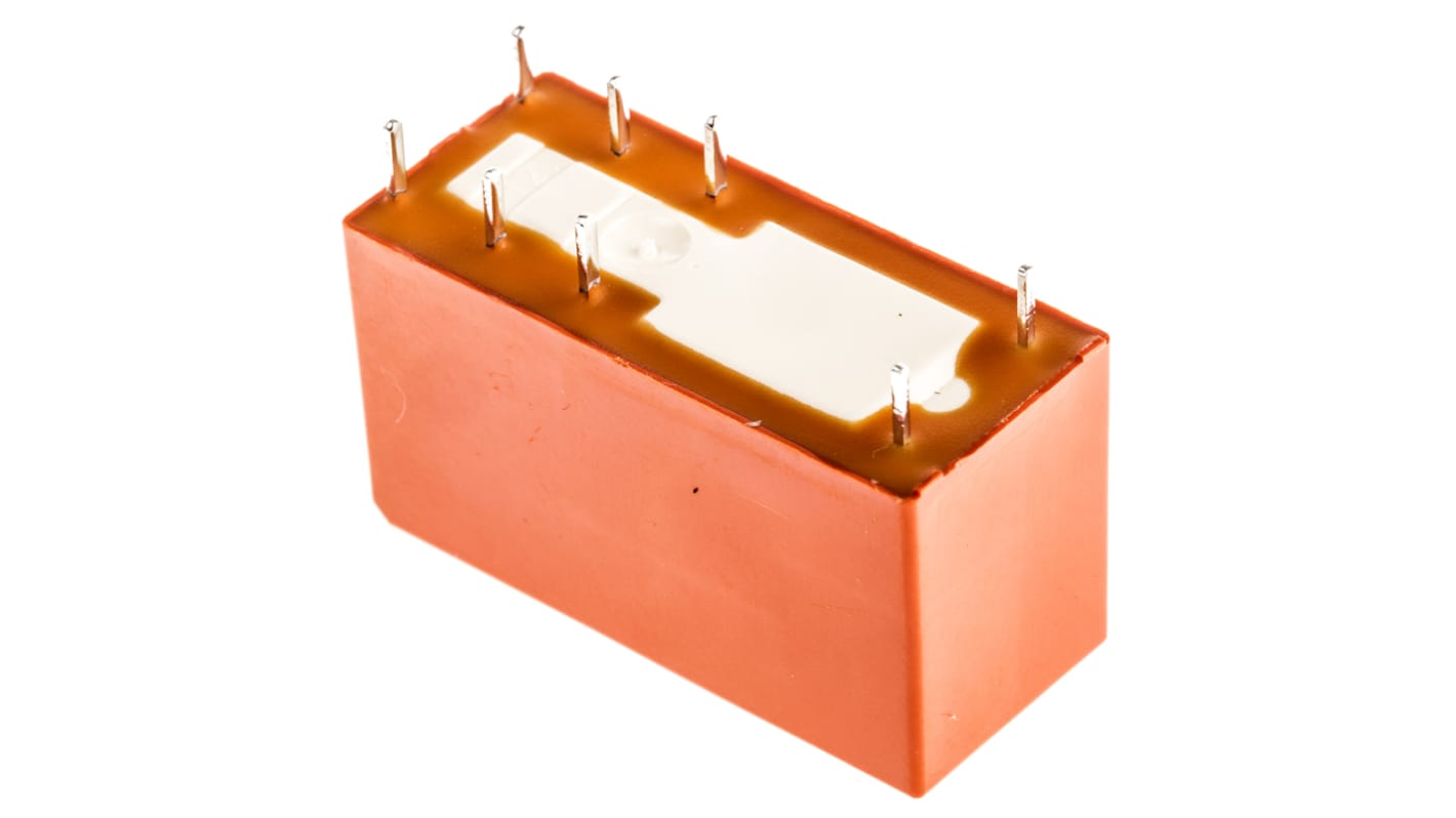 RT425024 | TE Connectivity PCB Mount Power Relay, 24V dc Coil, 8A ...