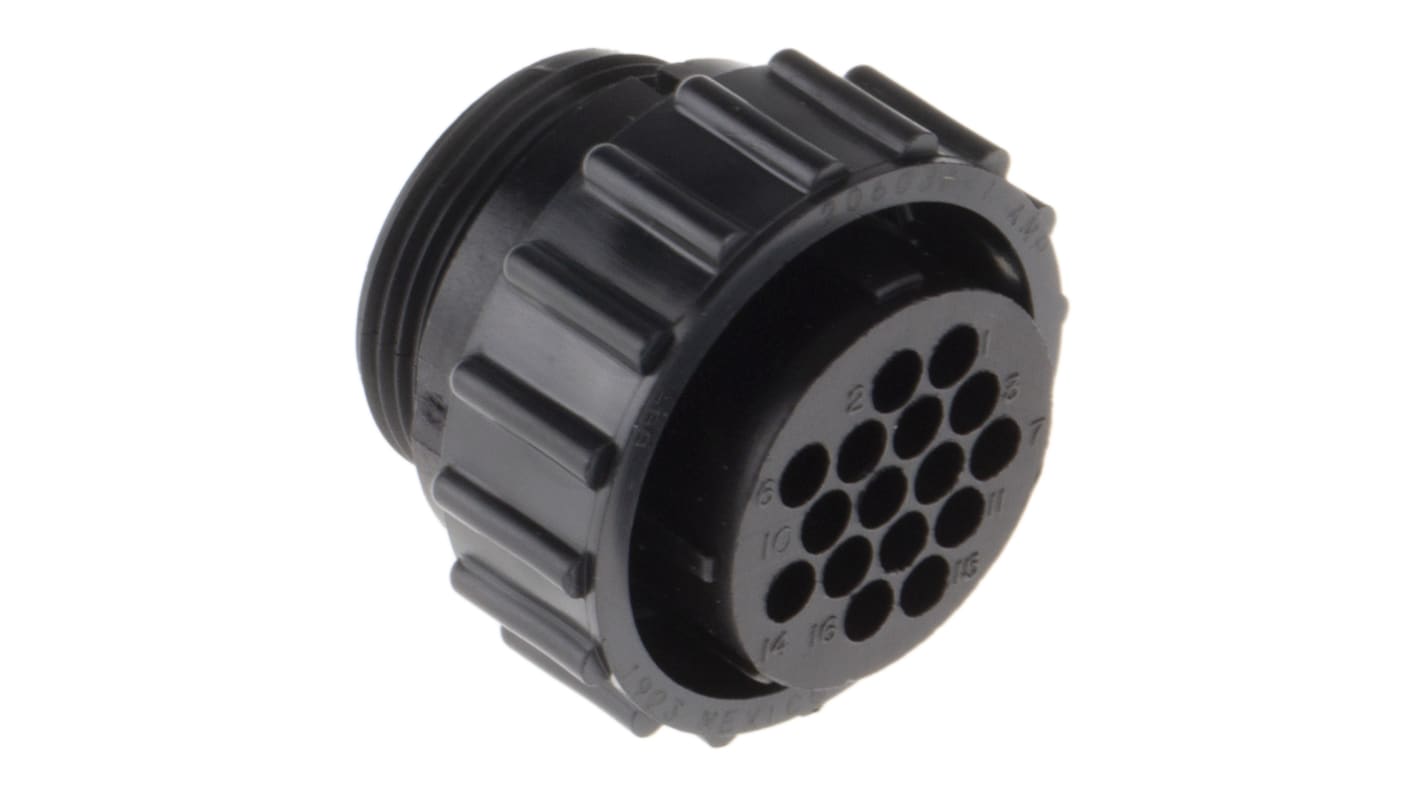 206037-1 | TE Connectivity Circular Connector, 16 Contacts, Cable Mount ...