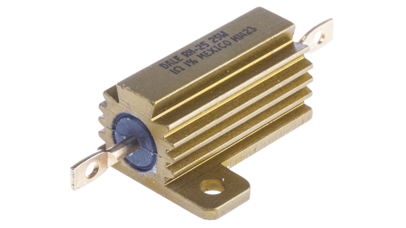 Vishay, 1Ω 25W Wire Wound Chassis Mount Resistor RH0251R000FE02 ±1% | RS