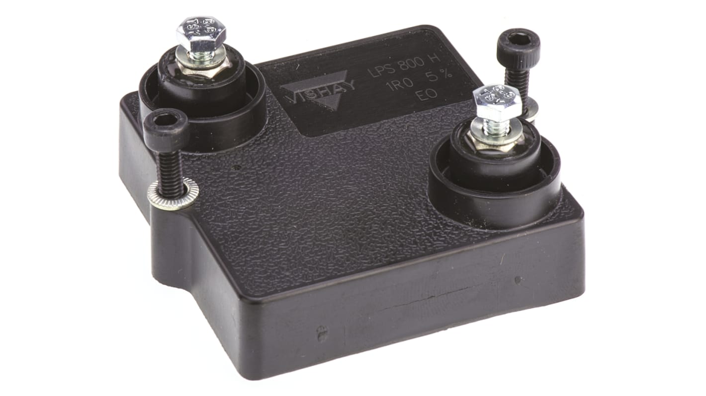 Vishay, 1Ω 800W Thick Film Chassis Mount Resistor LPS0800H1R00JB ±5% | RS