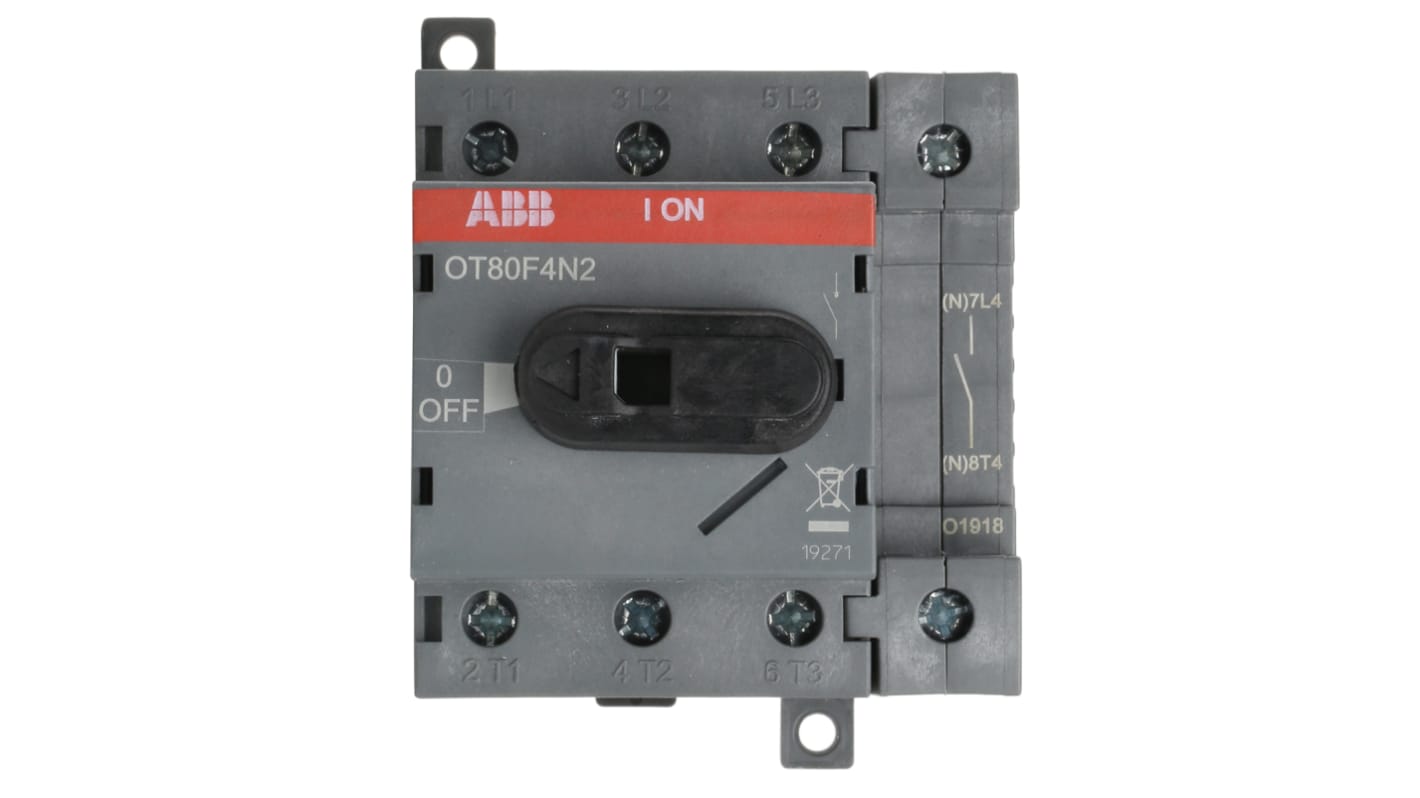OT80F4N2 1SCA105413R1001 | ABB 4P Pole Base Mounting Isolator Switch ...