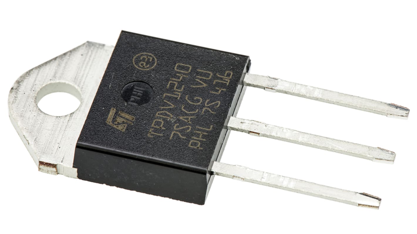 TPDV1240RG | STMicroelectronics Through Hole, 3-pin, TRIAC, 1200V, Gate ...