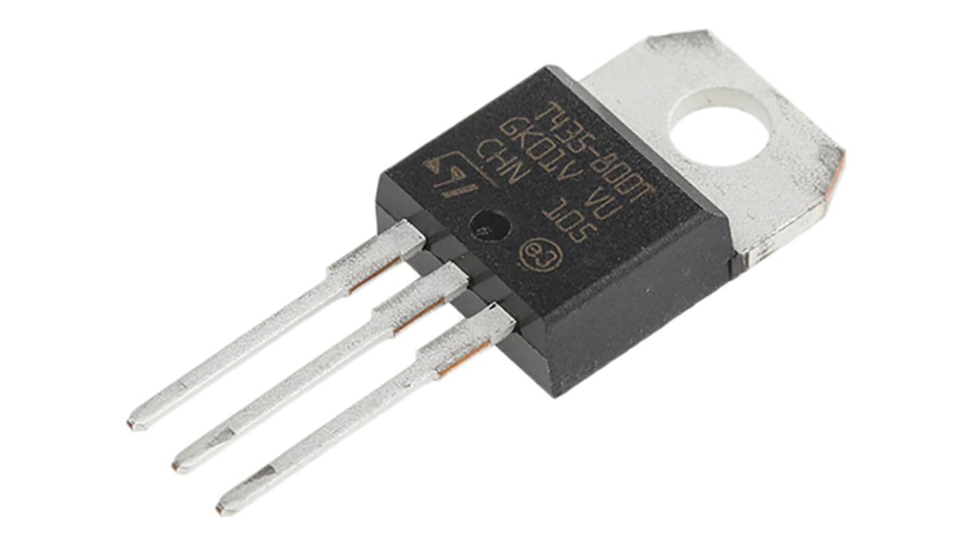 T435-800T | STMicroelectronics Through Hole, 3-pin, TRIAC, 800V, Gate ...