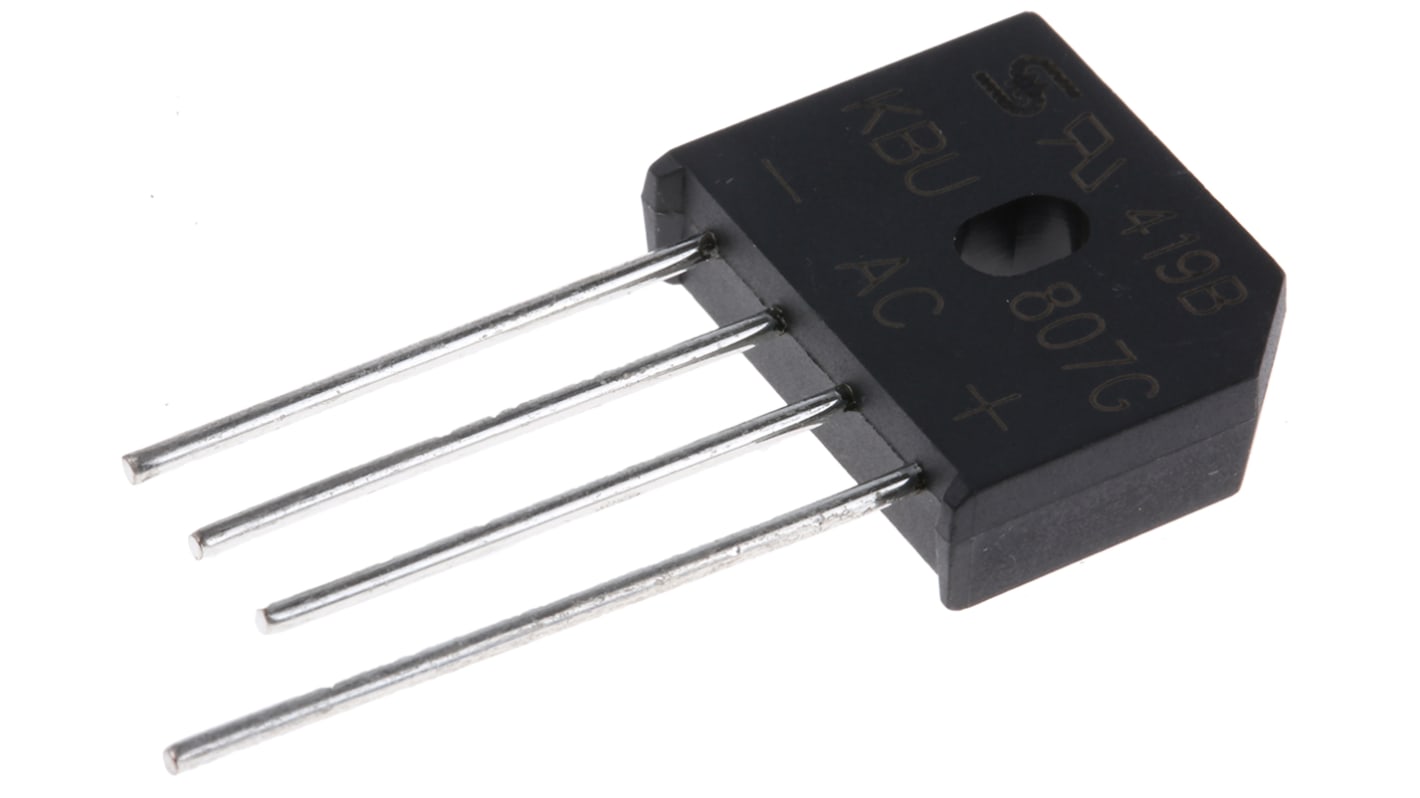 KBU807G | Taiwan Semiconductor Bridge Rectifier, 8A, 1000V, 4-Pin | RS