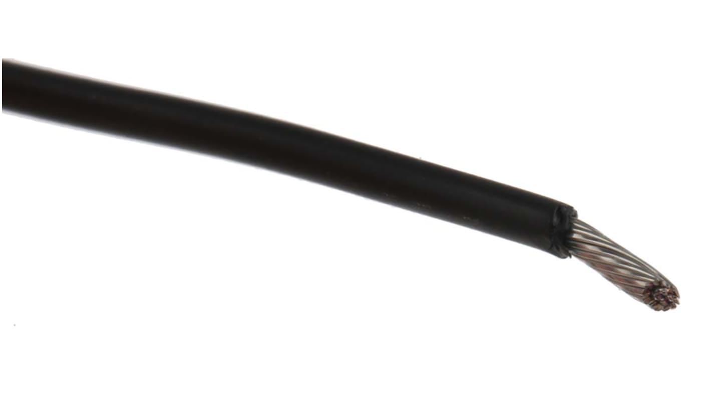 6715 BK005 | Hook Up Wire Alpha Wire UL11028, EcoWire, 0,75 mm², Noir ...