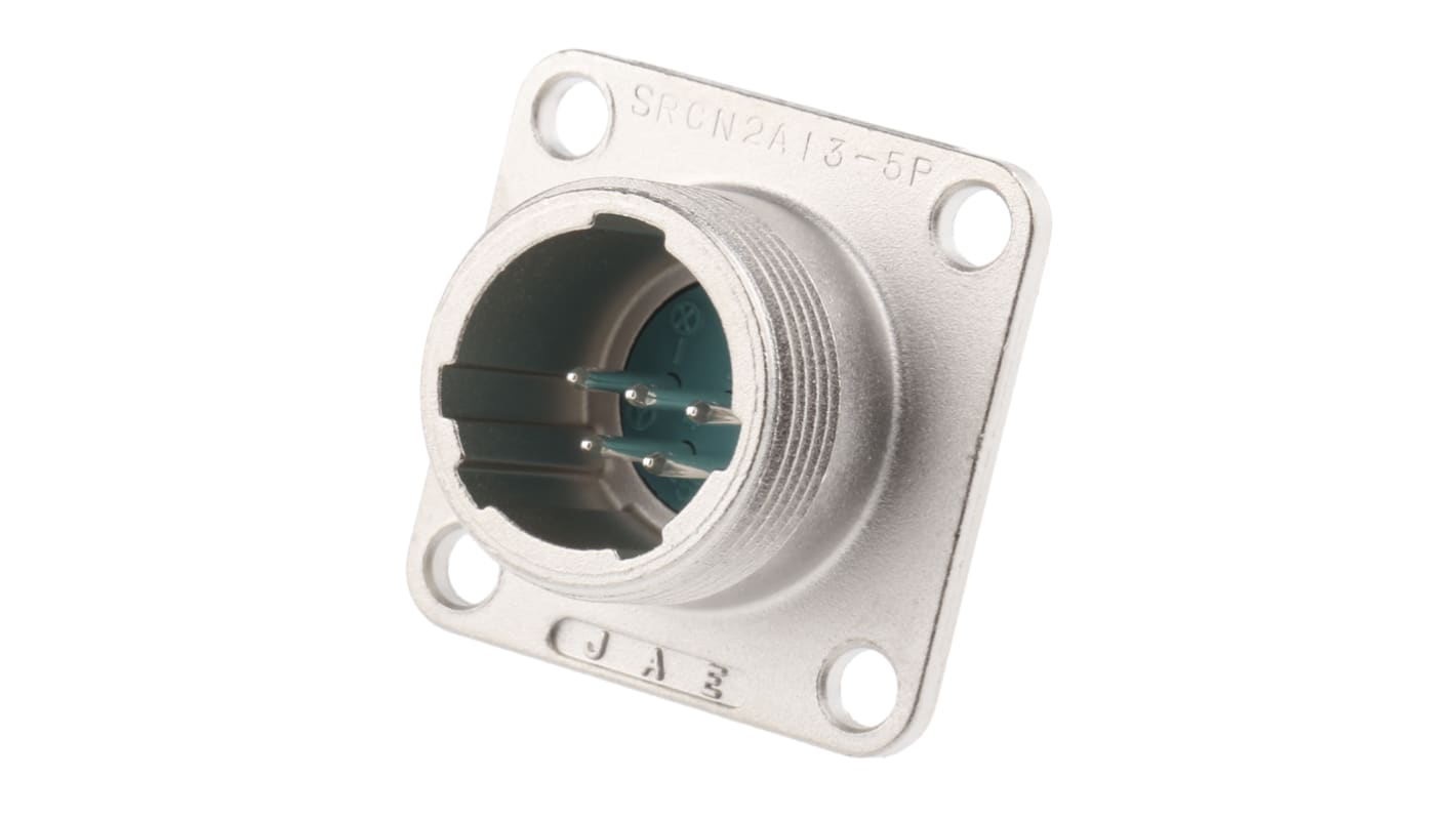 SRCN2A13-5P | JAE Circular Connector, 5 Contacts, Panel Mount ...
