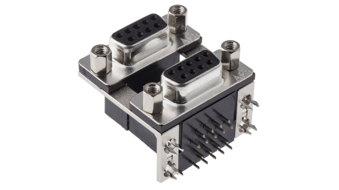 L17H2220131 | Amphenol ICC L17H 9 Way Right Angle Through Hole D-sub Connector Socket, 2.77mm ...