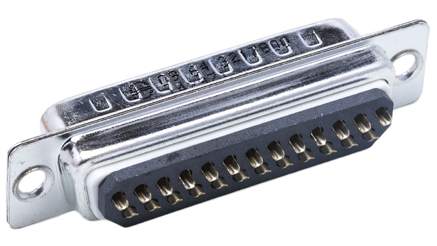 09643217800 | HARTING 25 Way Panel Mount D-sub Connector Plug, 2.77mm ...