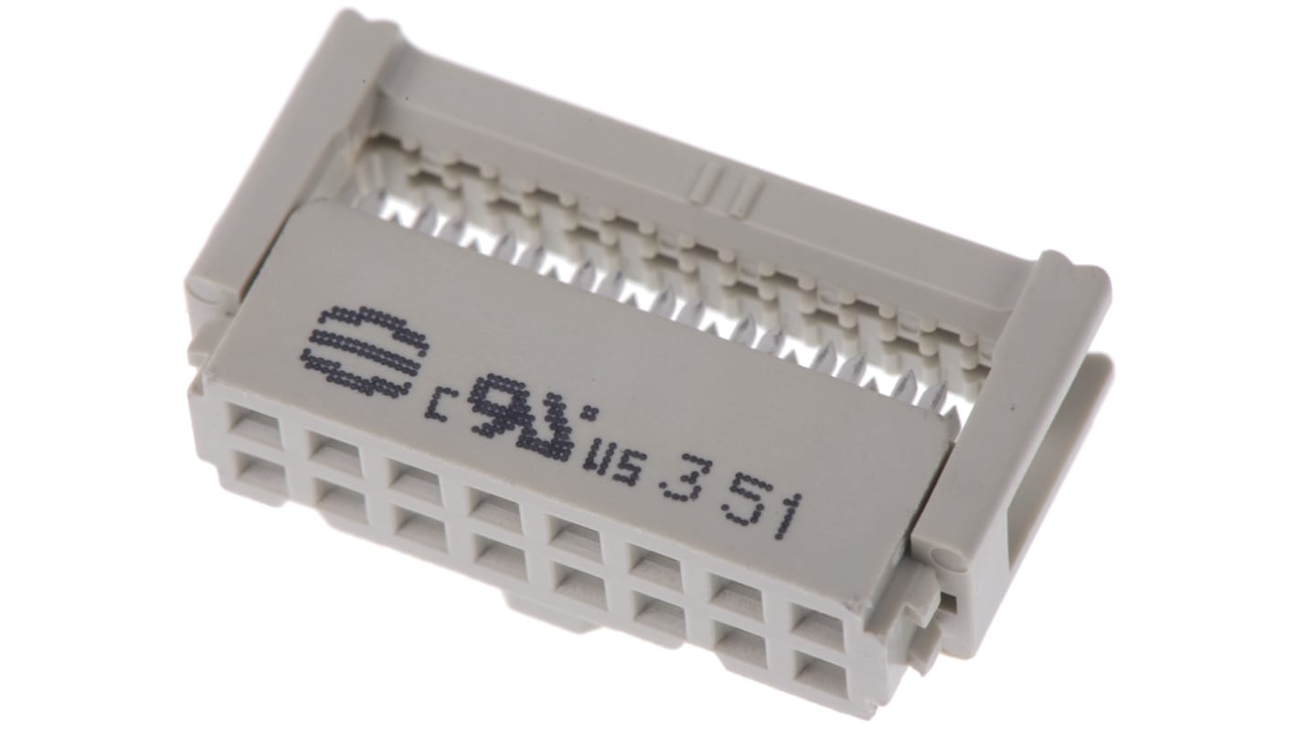 09185167803 | HARTING 16-Way IDC Connector Socket for Cable Mount, 2 ...