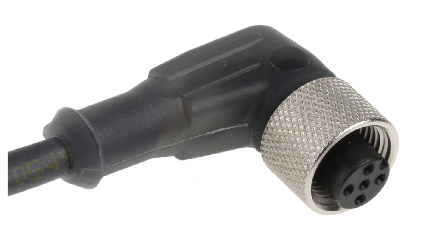 XZCP1264L5 | Telemecanique Sensors Right Angle Female 5 way M12 to ...