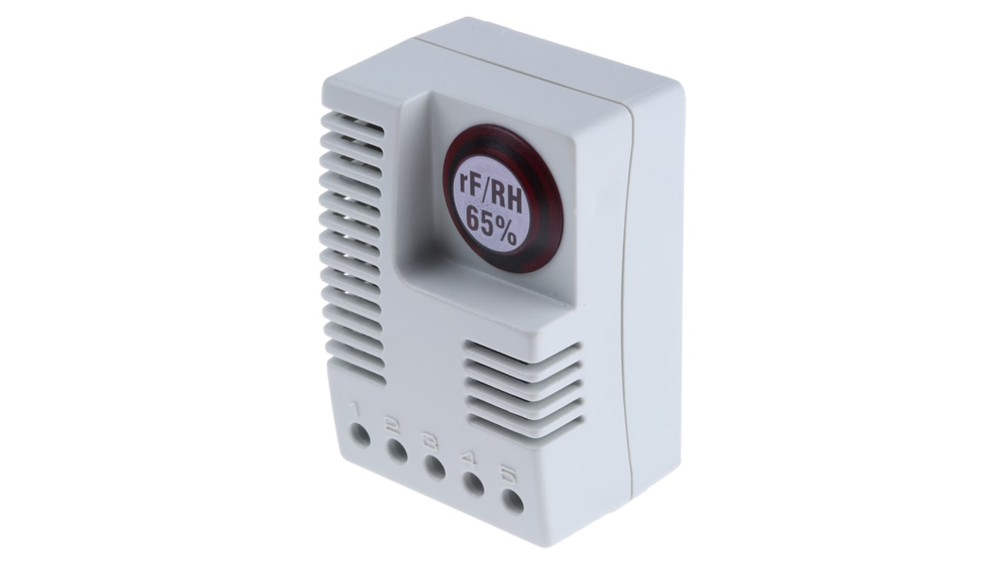 01246.0-00 | STEGO Hygrostat, Preset, 65%RH, 230 V ac, DIN Rail | RS