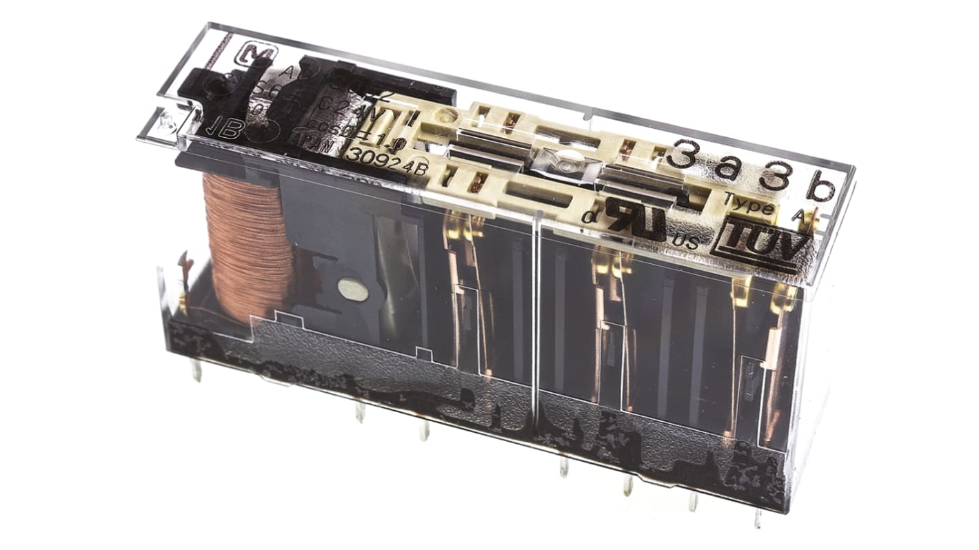 SFS6-DC24V | Panasonic PCB Mount Force Guided Relay, 24V dc Coil ...