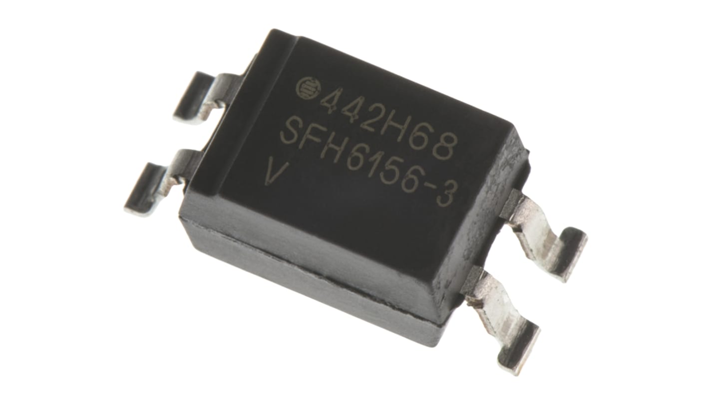 Vishay, SFH6156-3T DC Input Transistor Output Optocoupler, Surface Mount, 4-Pin SMD | RS