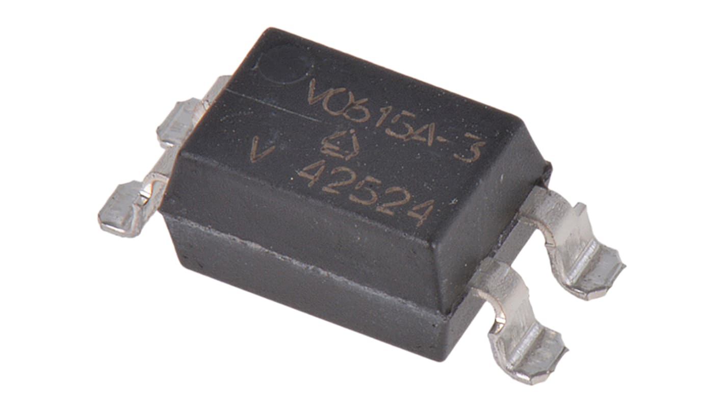 Vishay, VO615A-3X019T DC Input Phototransistor Output Optocoupler, Through Hole, 4-Pin PDIP | RS