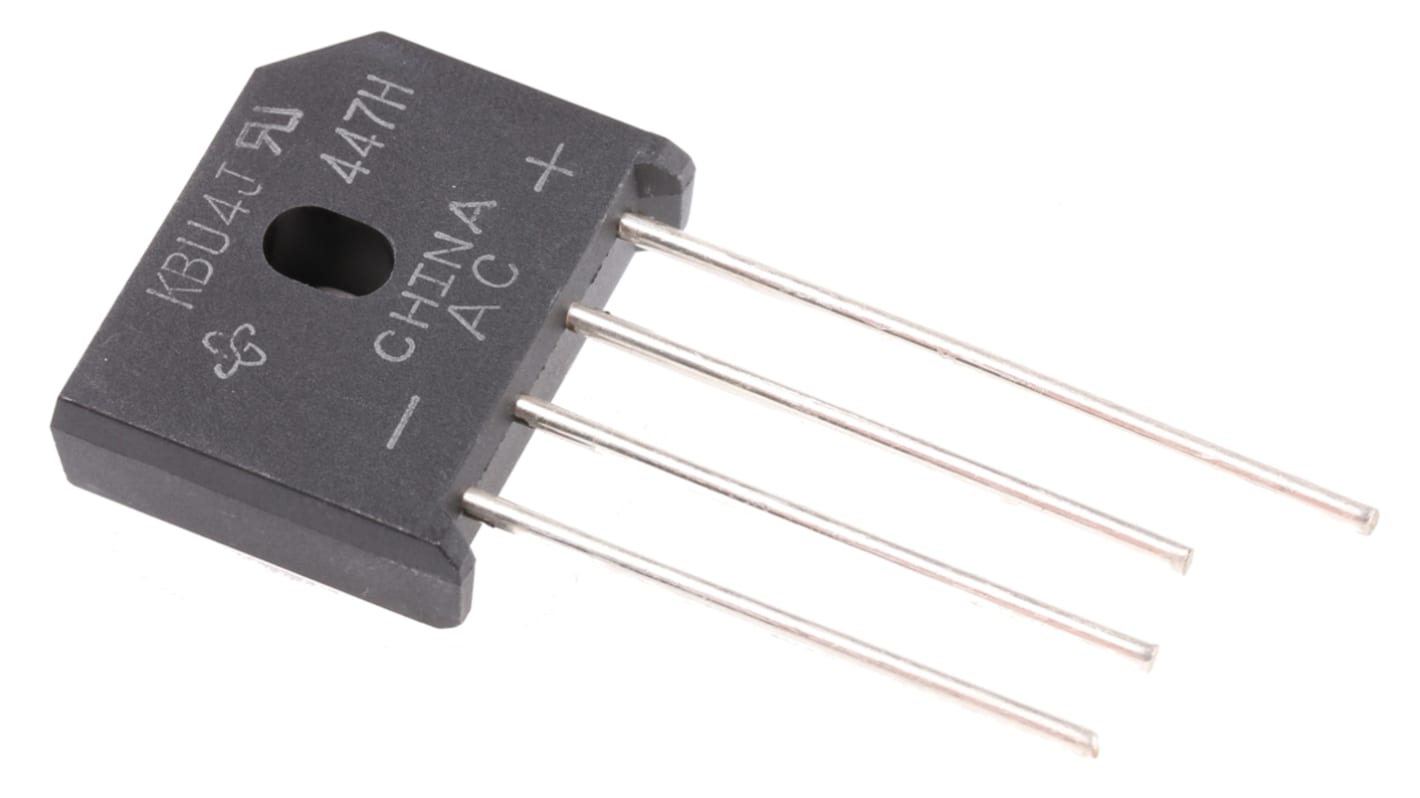 KBU4J-E4/51 | Vishay Bridge Rectifier, 4A, 600V, 4-Pin | RS