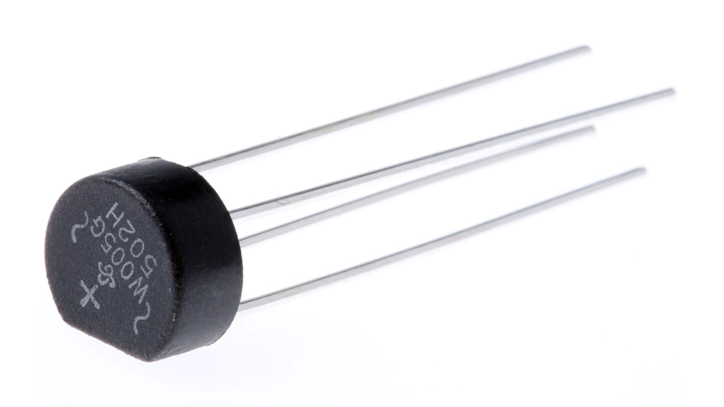 W005G-E4/51 | Vishay Bridge Rectifier, 1.5A, 50V, 4-Pin | RS