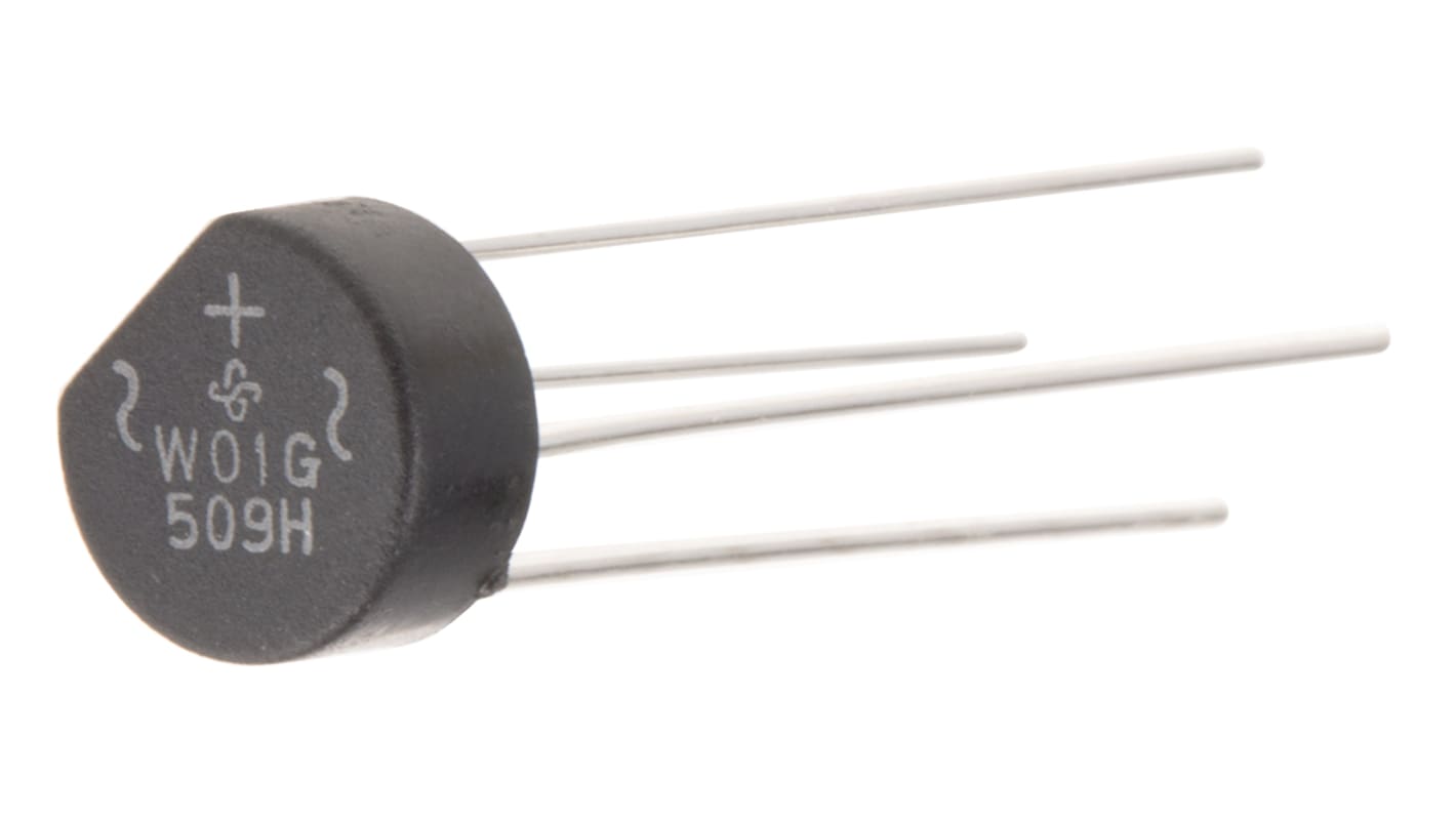 W01G-E4/51 | Vishay Bridge Rectifier, 1.5A, 100V, 4-Pin | RS