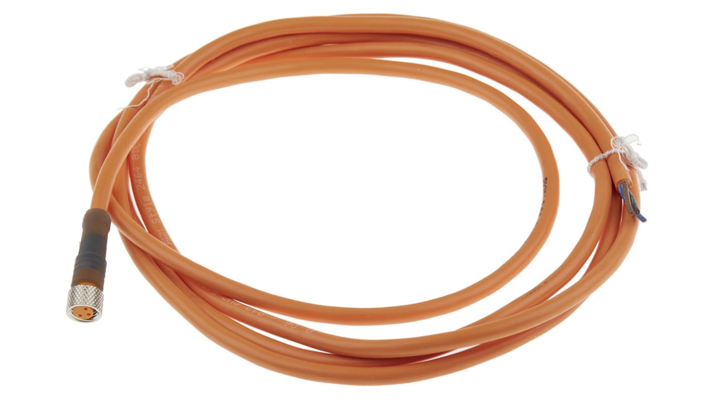 D-SAC20 | SMC Straight Male 3 way M8 to Unterminated Sensor Actuator ...