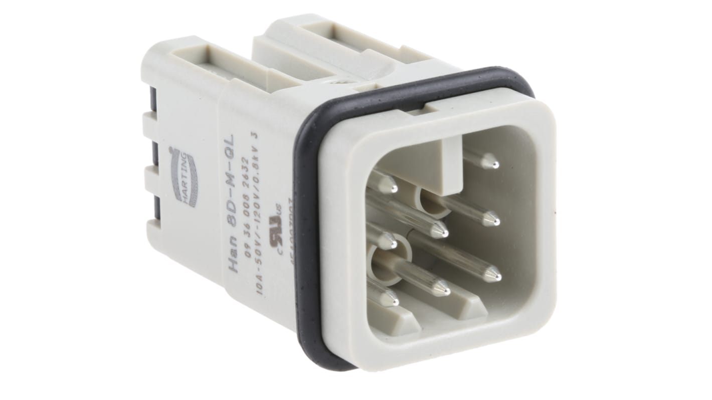 09360082632 | HARTING Han D Industrie-Steckverbinder Kontakteinsatz, 8 ...