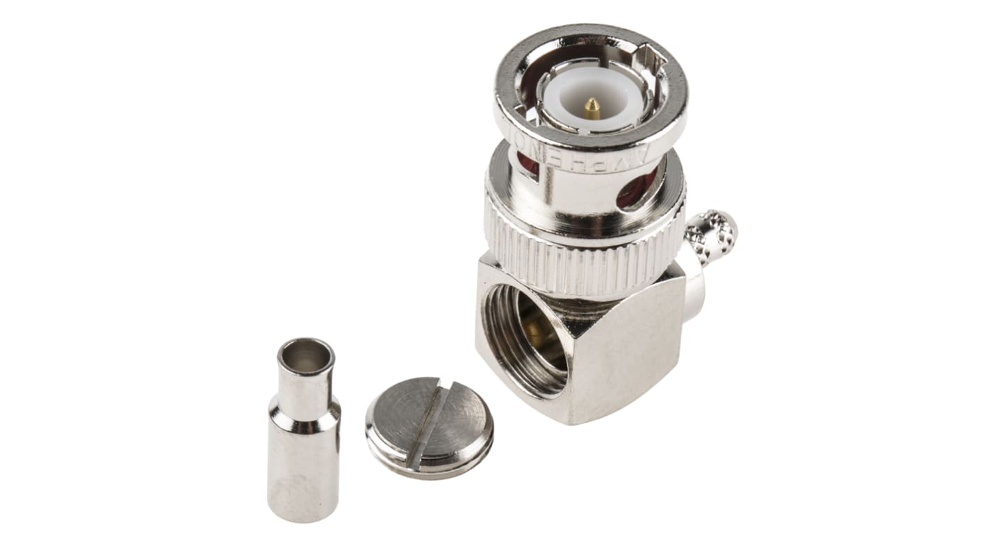 B1112E1-ND3G-5-50 | Amphenol RF, Plug Cable Mount BNC Connector, 50Ω, Crimp Termination, Right ...