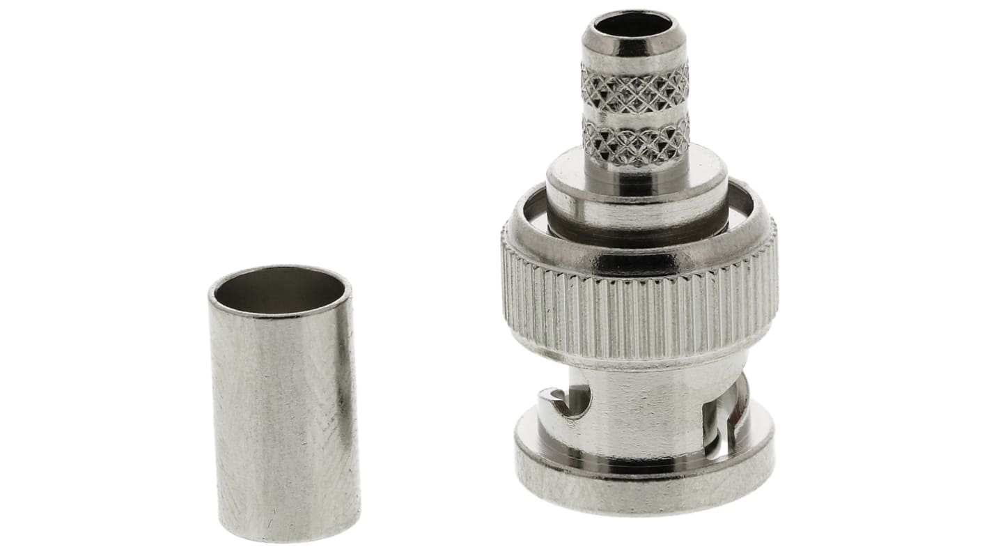 B1121A1-ND3G-3-75 | Amphenol RF, Plug Cable Mount BNC Connector, 75Ω, Crimp Termination ...