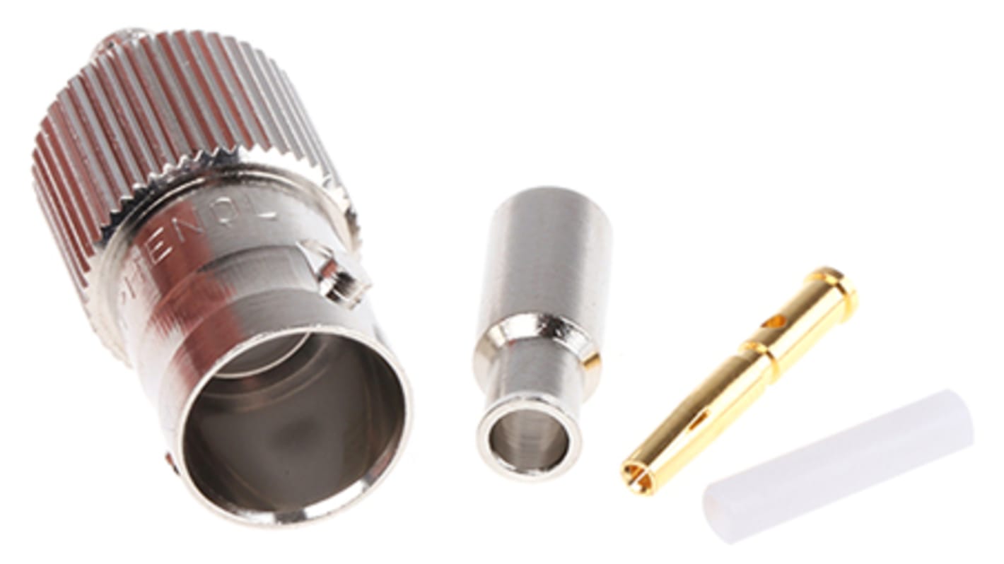 B6121E1-ND3G-6-75 | Amphenol RF, jack Cable Mount BNC Connector, 75Ω, Crimp Termination ...