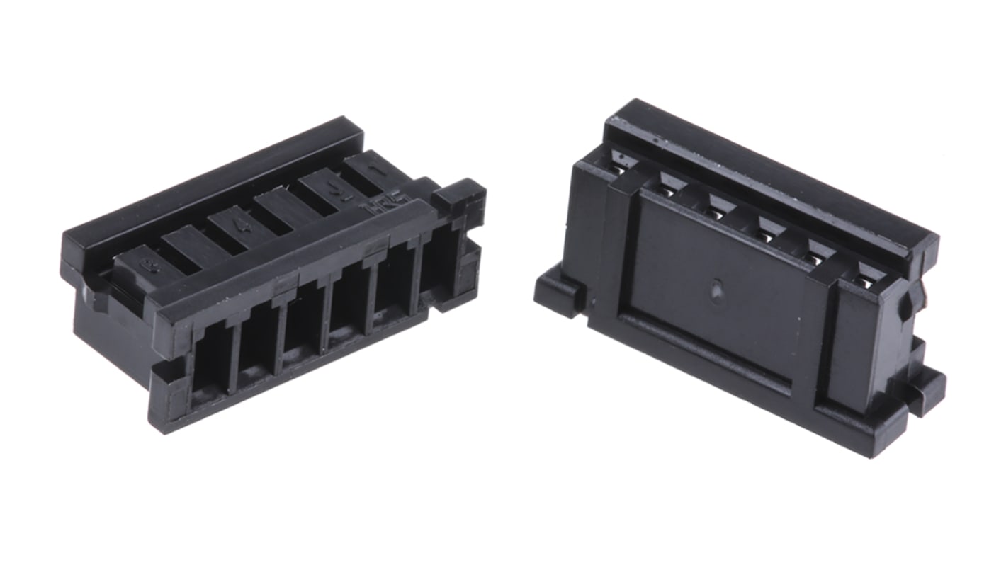 DF3-6S-2C | Hirose, DF3 Female Connector Housing, 2mm Pitch, 6 Way, 1 ...